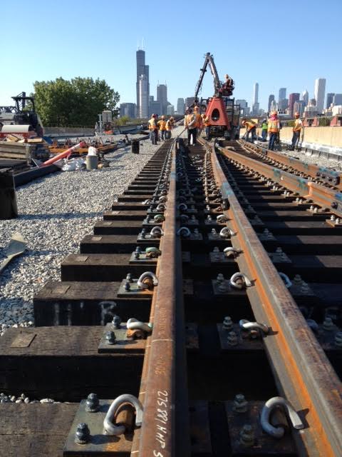 CTA Dan Ryan Red Line Track Renewal - G.W. Peoples